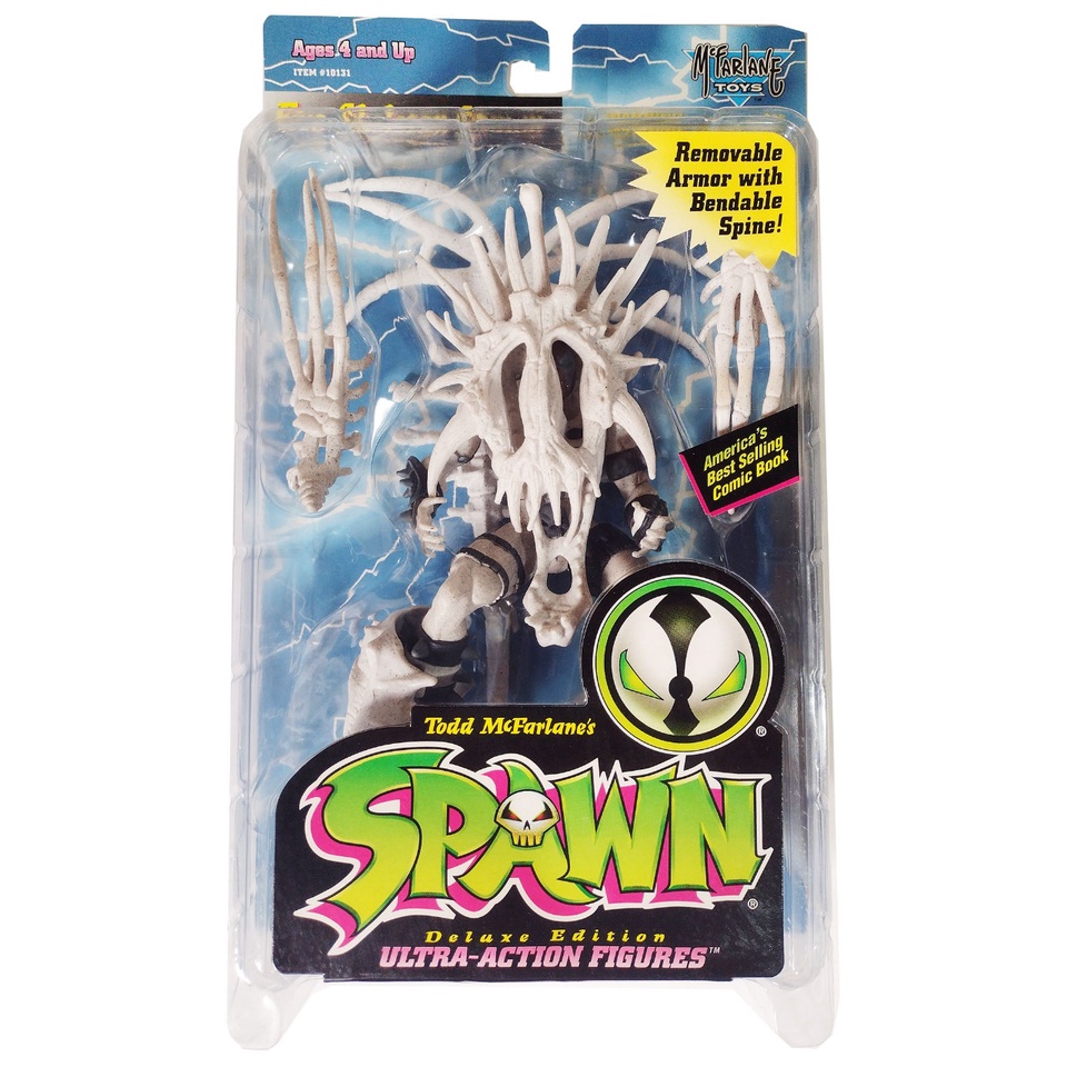Spawn Boneco Exo Skeleton Spawn Mcfarlane Toys Series 4 S4 | Shopee Brasil