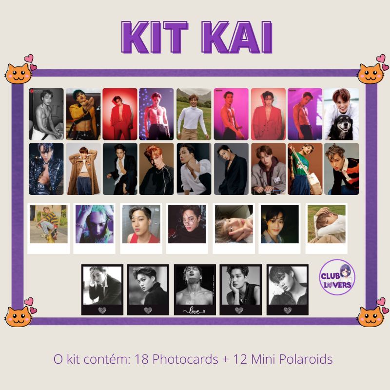 KIT KAI EXO | Shopee Brasil