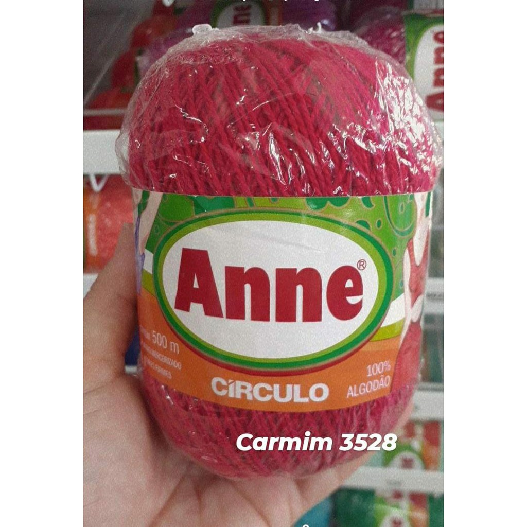 LINHA ANNE CIRCULO DIVERSAS CORES/ 500 METROS | Shopee Brasil