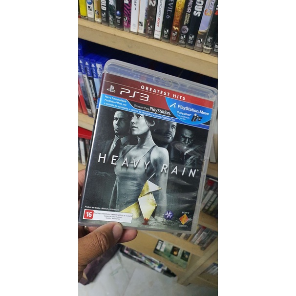 Heavy Rain Ps3 Midia Fisica original seminova encarte Perfeito 100% funcionando Tanto Midia como ...