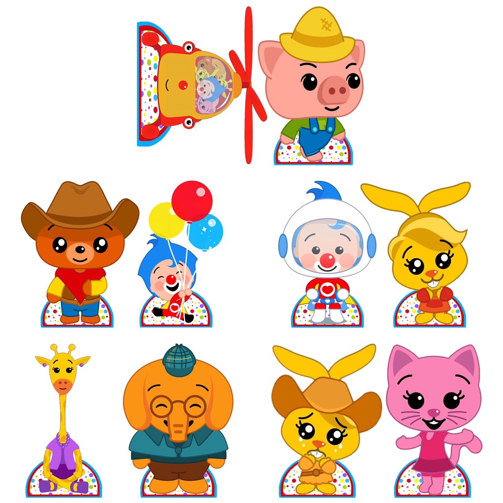 Plim Plim um Herói do coração Kit decoração de festa infantil - 10 ...