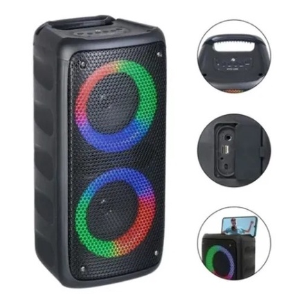 caixa de som alto falante portátil kts 1266 bluetooth Riomartec ...