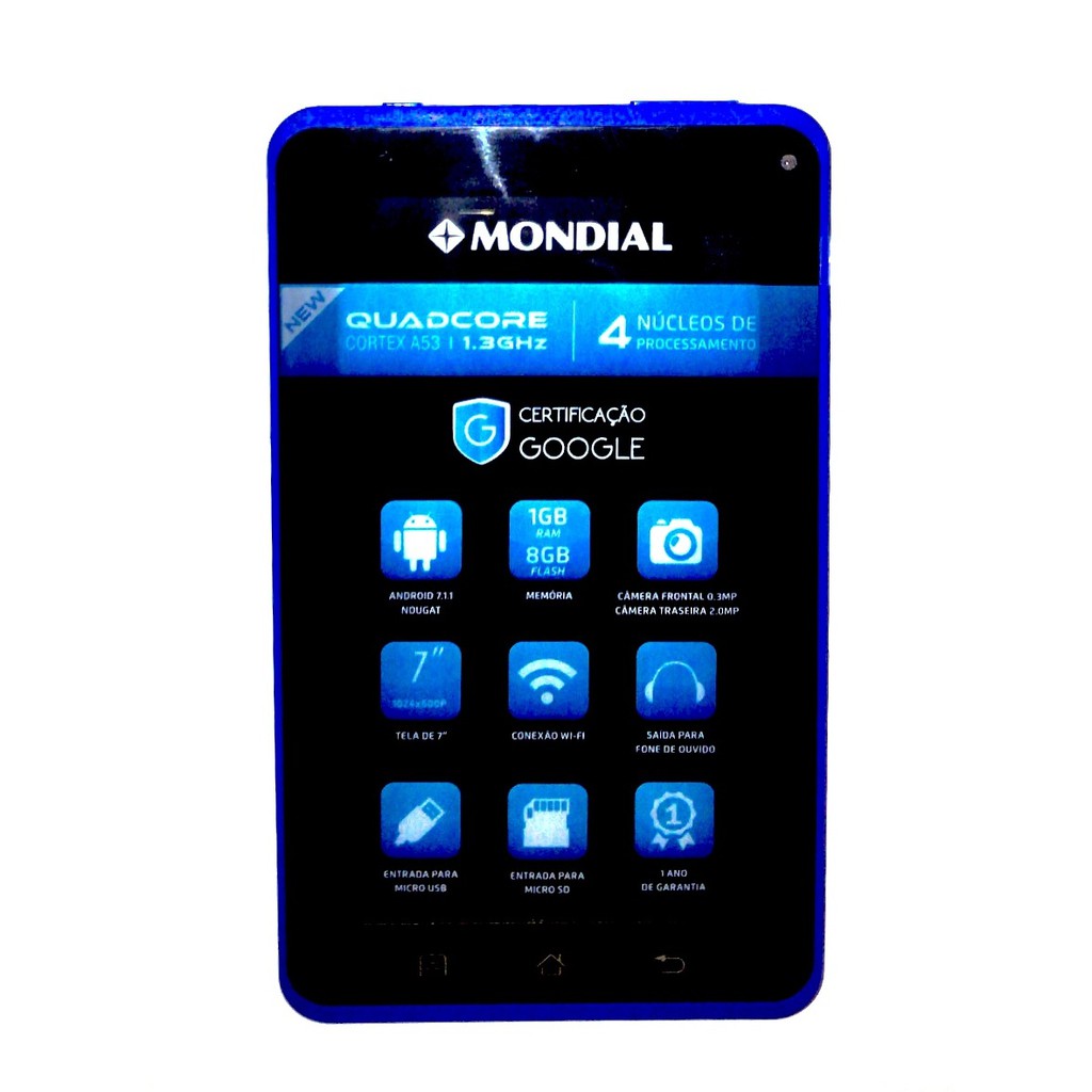 Tablet Mondial TB-150 1GB De RAM QuadCore | Shopee Brasil