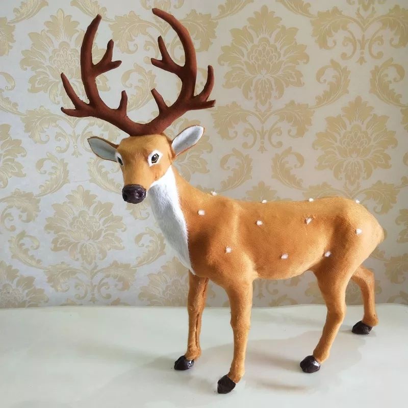 Enfeite de natal e Decoração de Natal forma de uma Rena tamanho 25cm ...