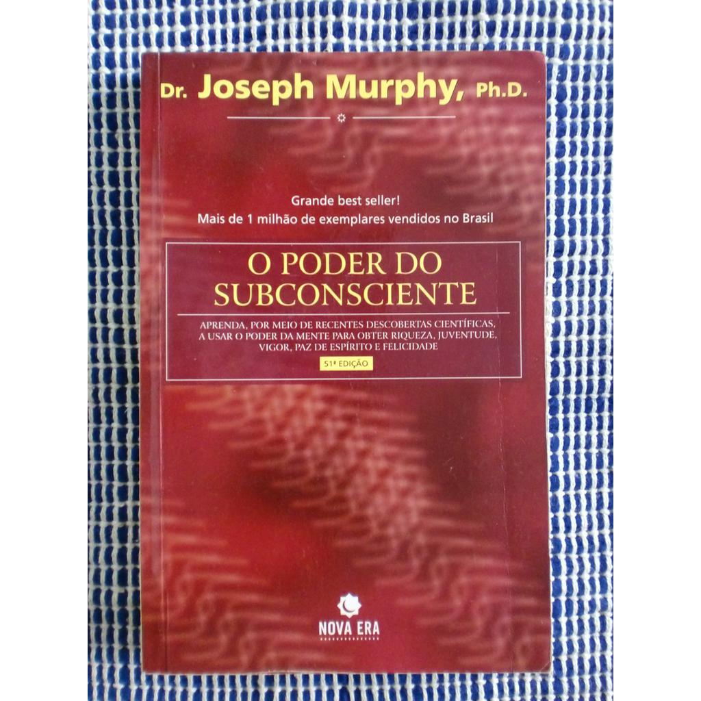 O Poder do Subconsciente - Joseph Murphy | Shopee Brasil