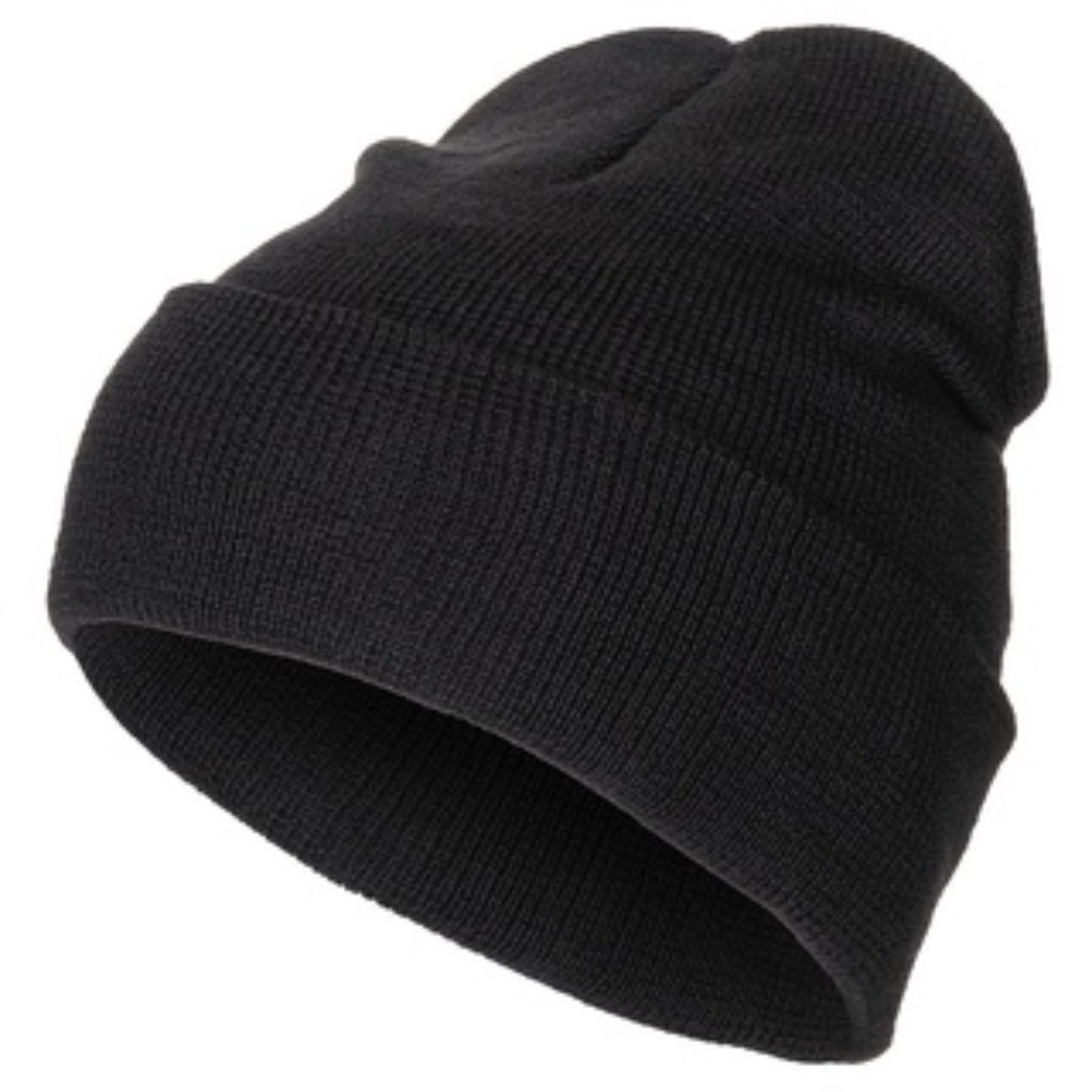 Touca Forrada Preta Adulto Lisa Unissex Frio Inverno - Pronta Entrega ...