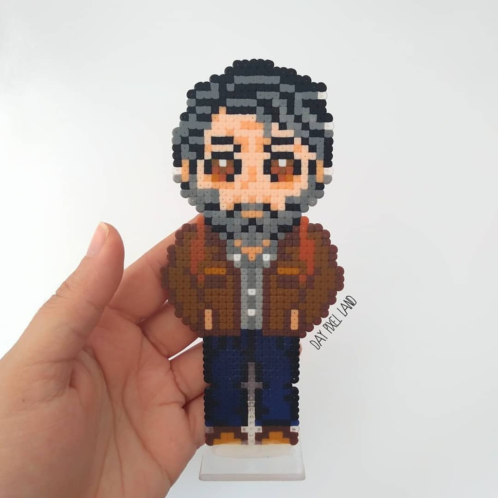 Ellie, Joel e Abby / The Last of Us 2 (Totem Colecionável artesanal em ...