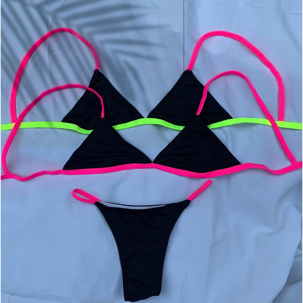 Biquini basic neon | Shopee Brasil