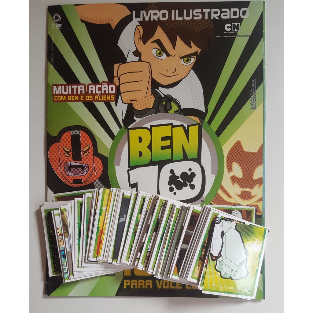 Álbum de Figurinhas Ben 10 2013 Completo para colar | Shopee Brasil