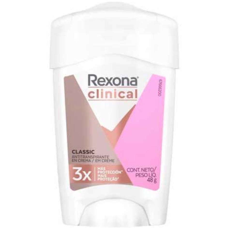 Desodorante Creme Clinical Soft Solid Woman 48g – REXONA | Shopee Brasil