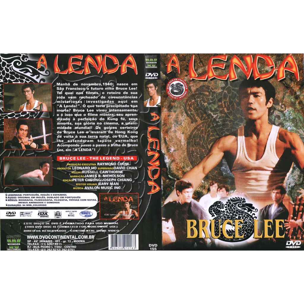 DVD Original Bruce Lee A Lenda | Shopee Brasil