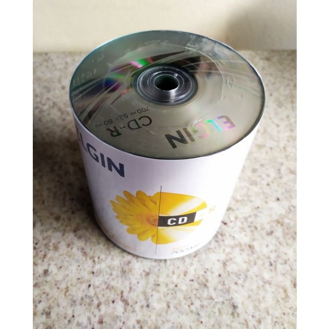 Cd-r Elgin Com 100 Unidades 52x 700mb 80 Minutos | Shopee Brasil