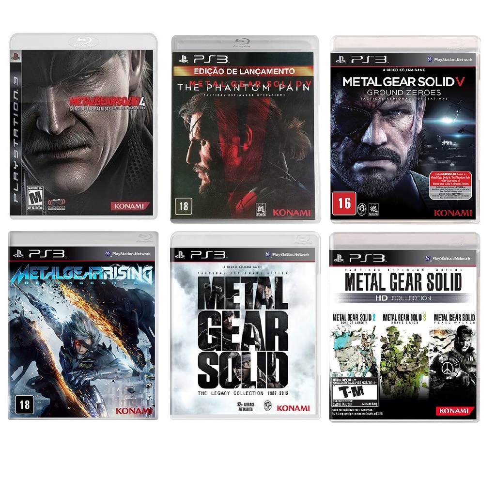 Jogos para PS3 - Metal Gear Solid - Original (Mídia Física) | Shopee Brasil