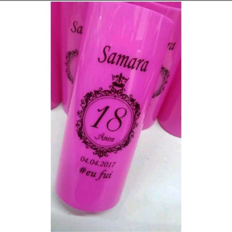 10 Copos Long Drink - Personalizado 350ml | Shopee Brasil