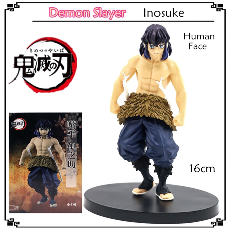 Caçador De Demônios Kimetsu No Yaiba Headgear Inosuke Cara Humana 16cm ...