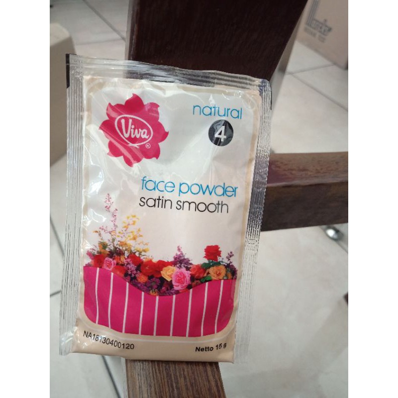 Viva FACE POWDER SATIN SMOOTH 15gr (tabur sak) bpom original | Shopee ...