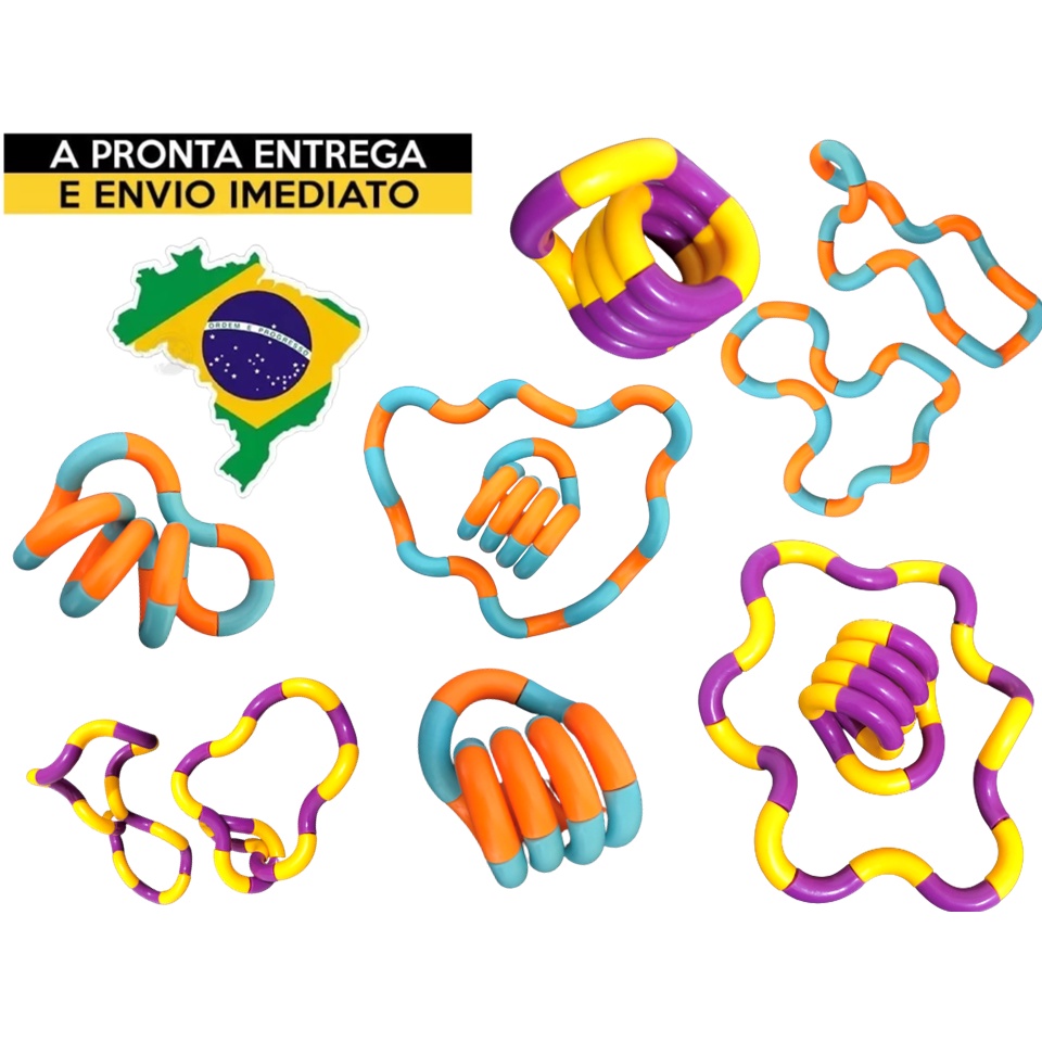 Twisted Rope Fidget Toys Corda Anti Stress No Brasil | Shopee Brasil