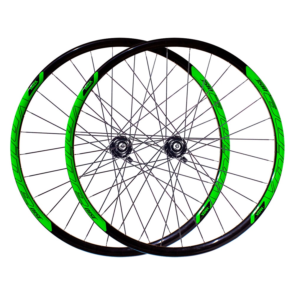 Rodas Aro Rosca 29 Mtb Vzan V-nine 36 Furos MTB o Par - Verde | Shopee ...