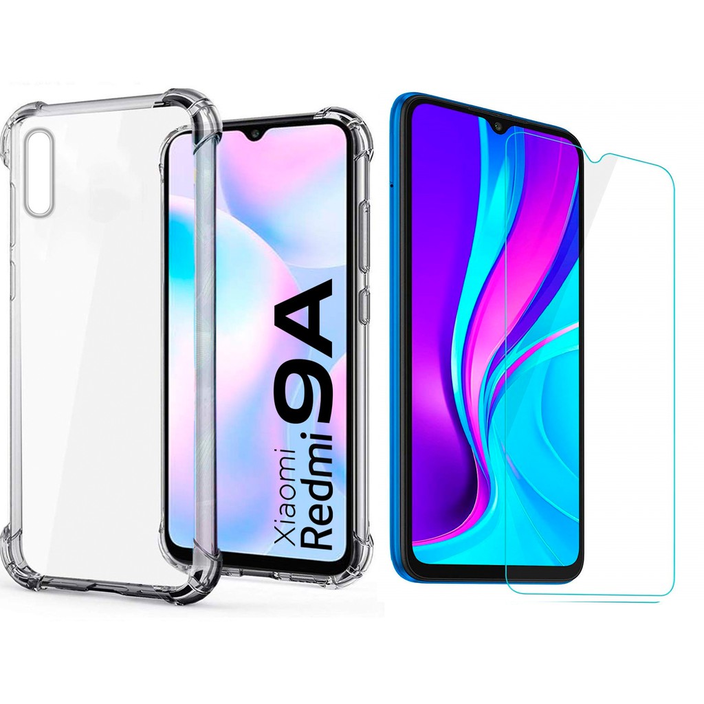Redmi 9a 9i Capa anti impacto + Pelicula vidro premium | Shopee Brasil