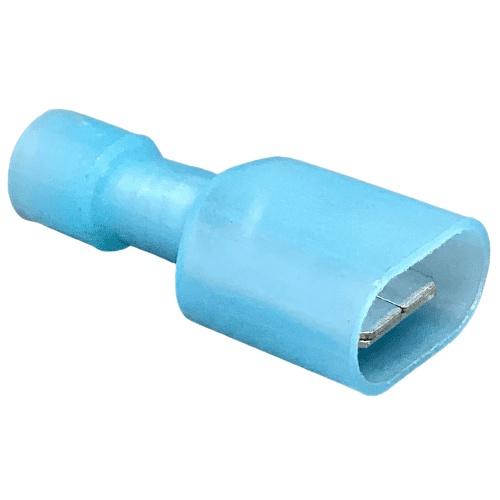 Terminal Macho Totalmente Isolado Faston 1.5 A 2.5mm Azul Lingueta ...