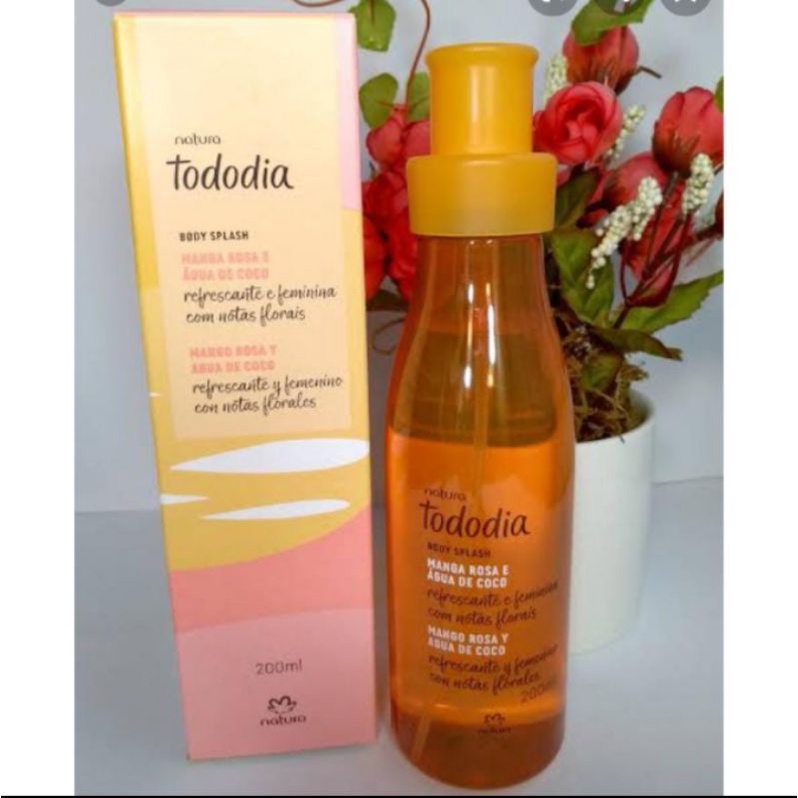 NATURA TODO DIA BODY SPLASH MANGA ROSA E ÁGUA DE COCO | Shopee Brasil