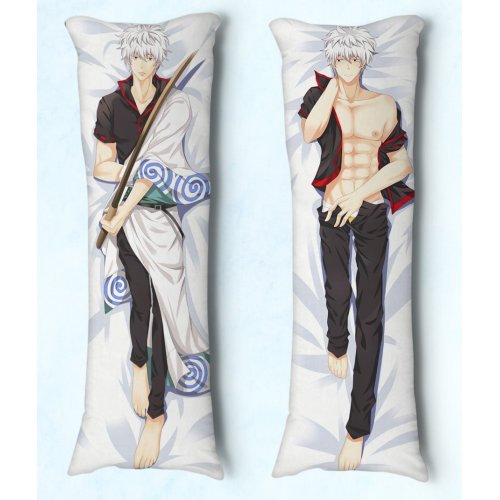 Travesseiro de Abraçar Body Pillow Dakimakura Tam 90X30 Anime Gintama ...