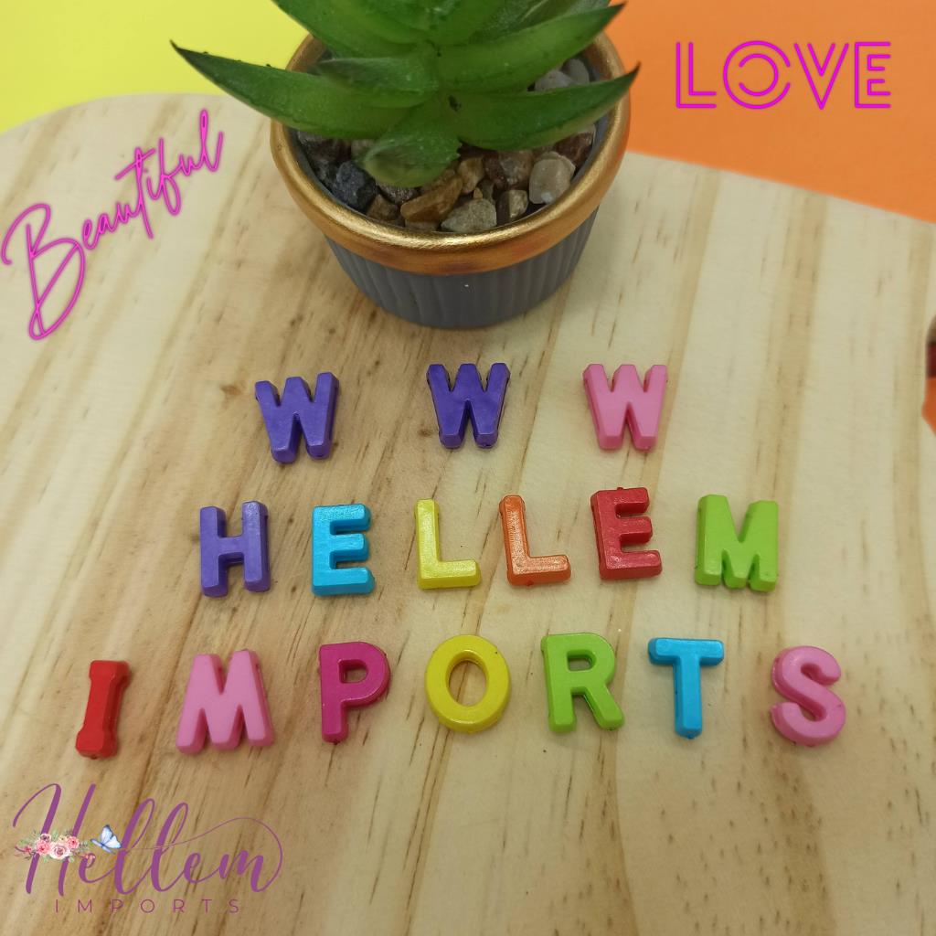 Mix Letra Colorida 12mm (50gramas) | Shopee Brasil