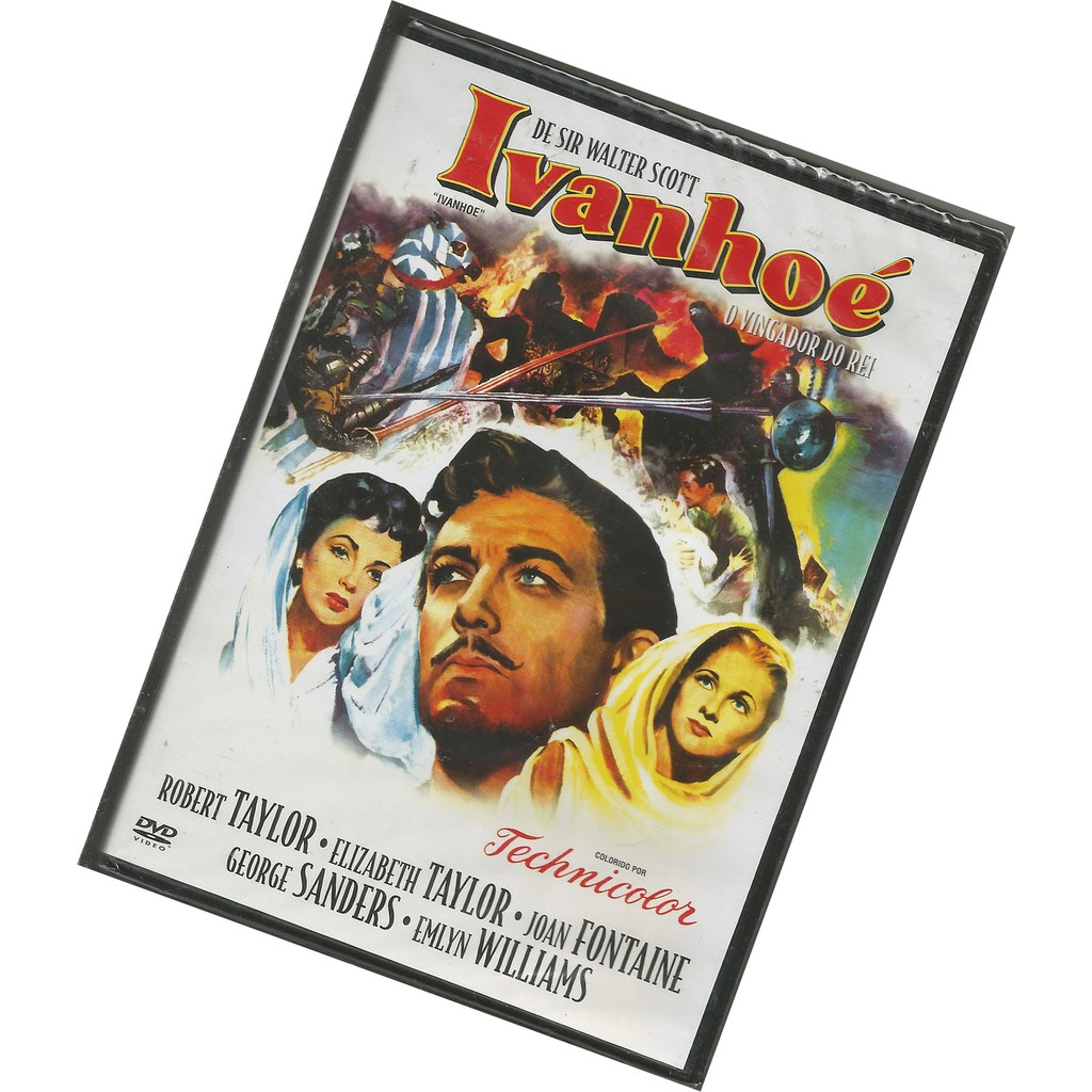 Ivanhoe Com Elizabeth Taylor Dvd Lacrado | Shopee Brasil