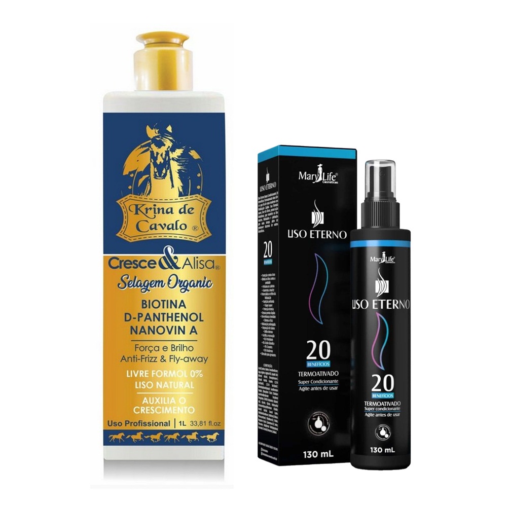 Nanovin a Krina de Cavalo Selagem Térmica e Progressiva Cresce e Alisa ...