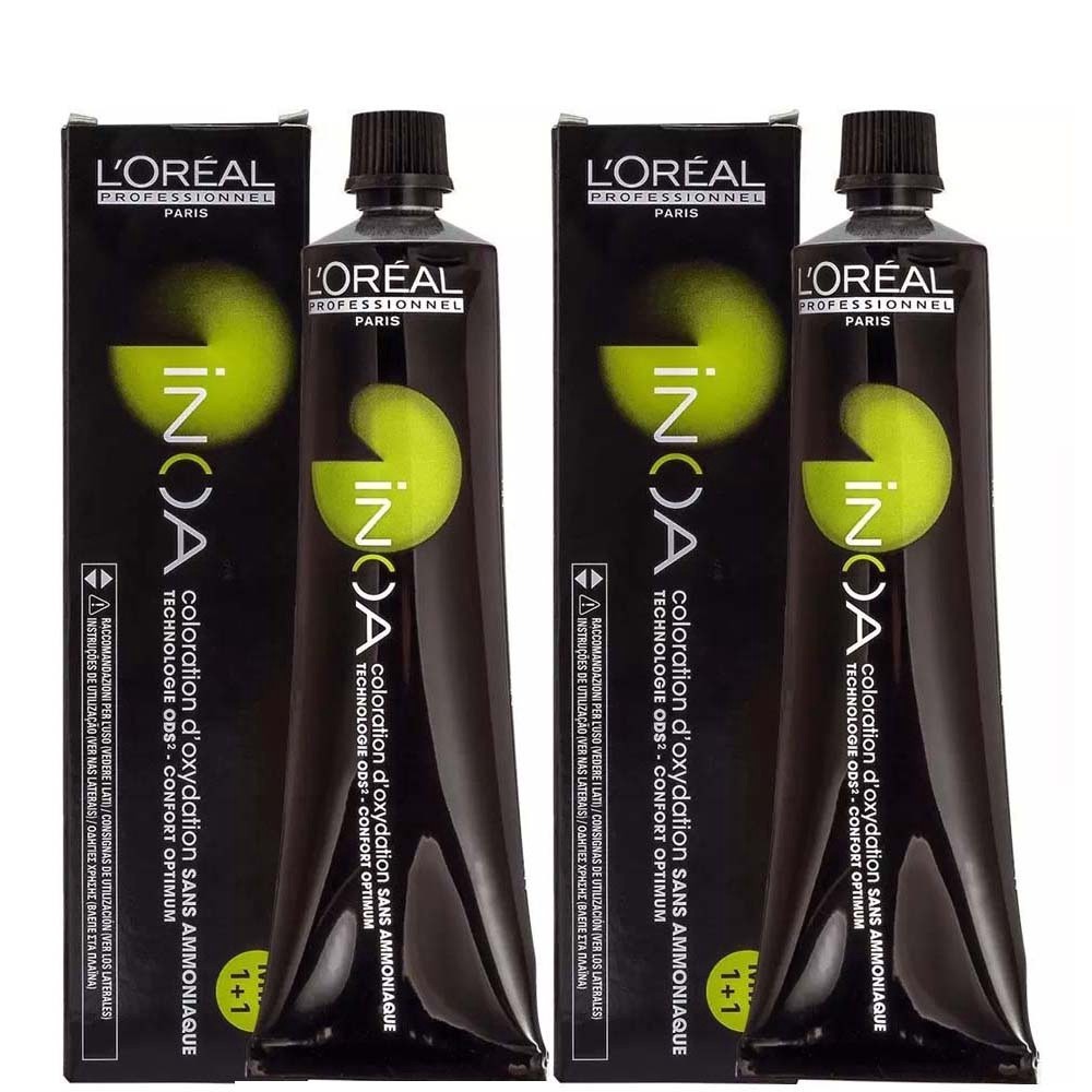 Inoa Tintura 60gr Loreal Kit 2 - Todas As Cores Escolha Sua! | Shopee Brasil
