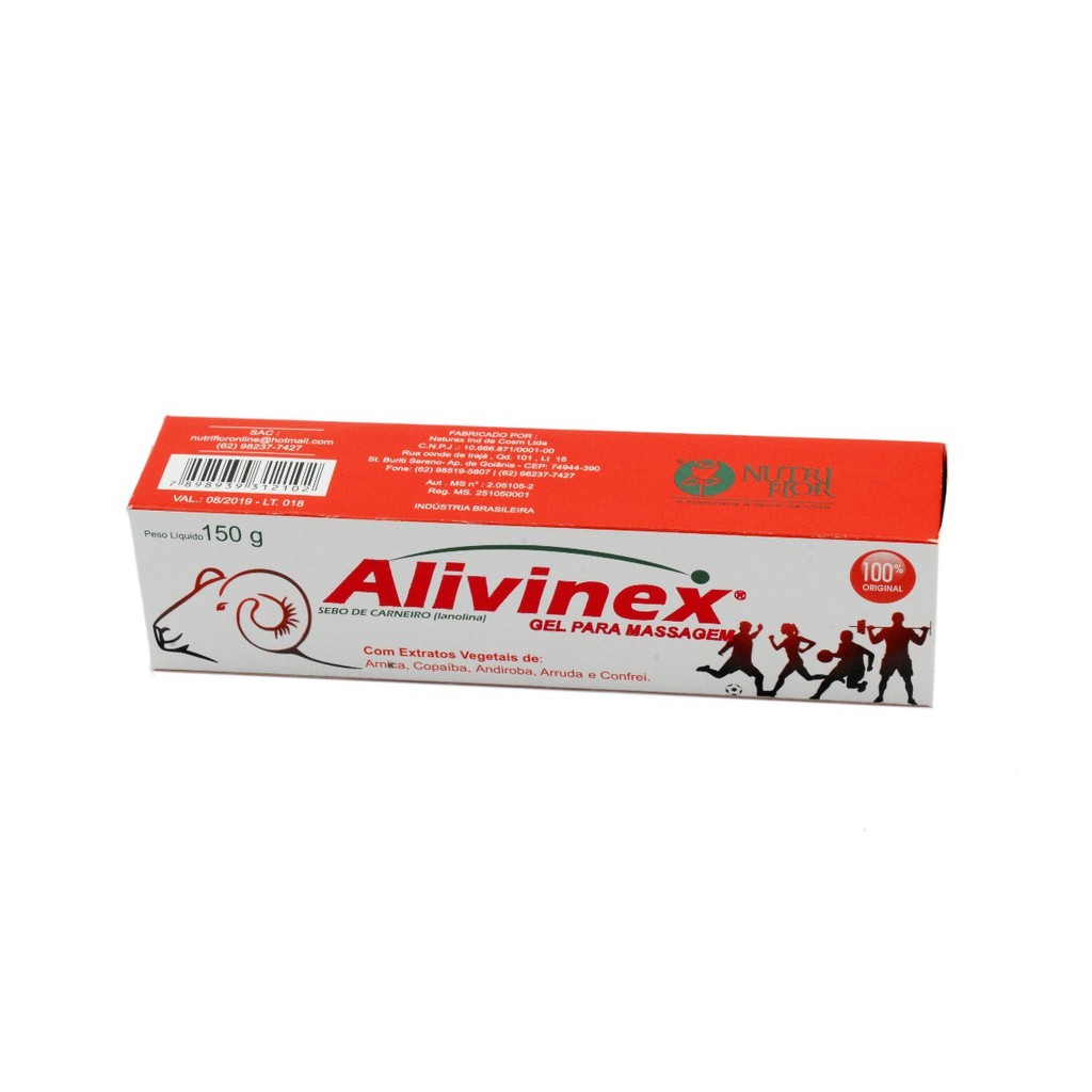 Alivinex Gel para Massagem 150g | Shopee Brasil
