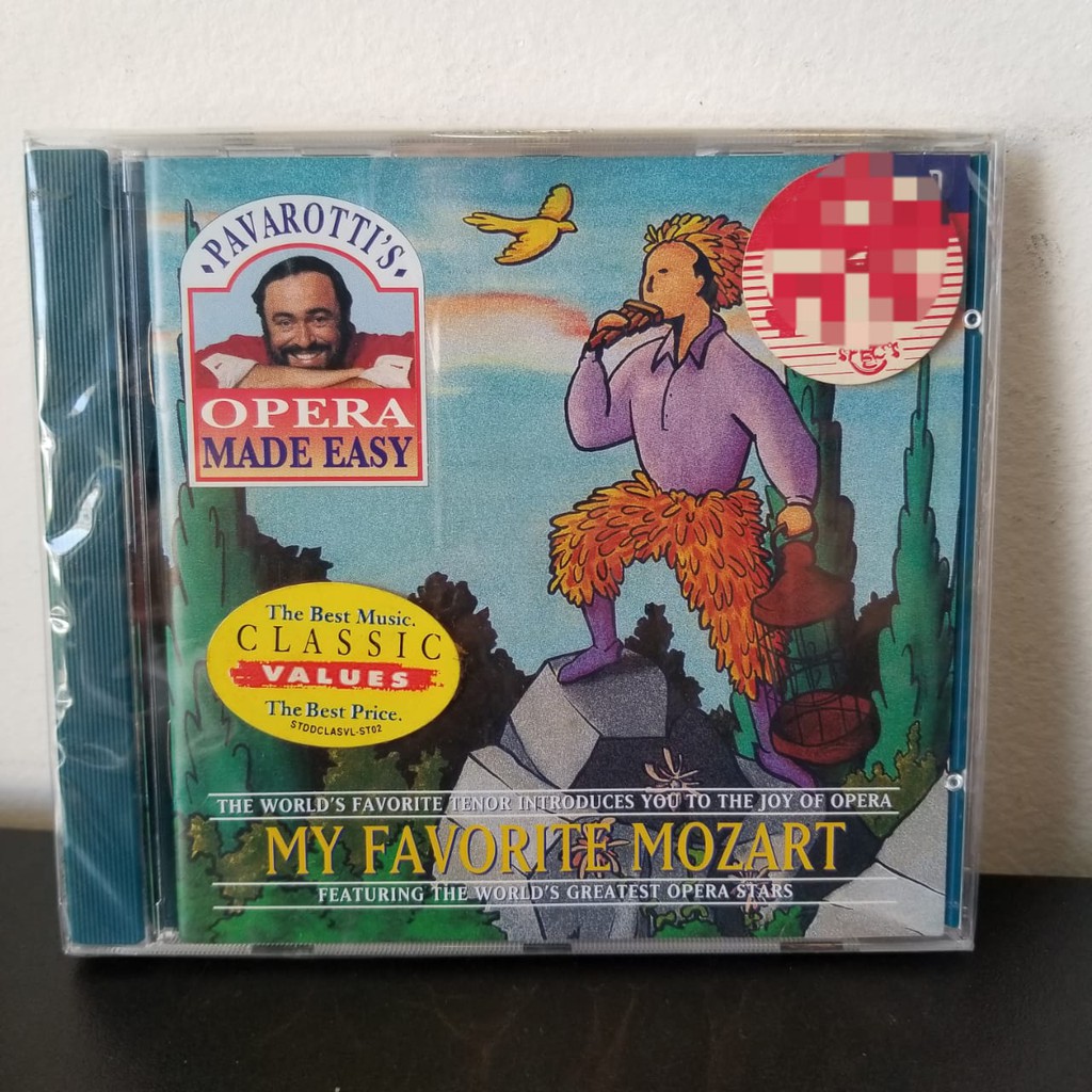 Cd Pavarottis Opera Made Easy My Favorite Mozart - Lacrado | Shopee Brasil