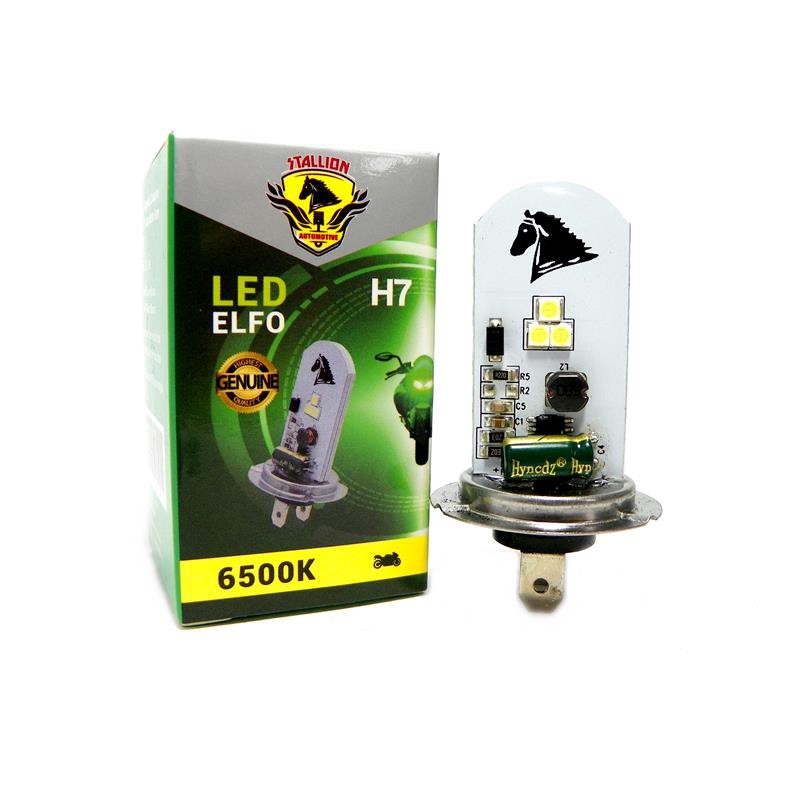 Lâmpada Led Super Branca Stallion H7 ELFO ninja 250 ninja 300 r1 cb ...