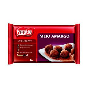 Chocolate Meio Amargo 1KG - NESTLÉ | Shopee Brasil