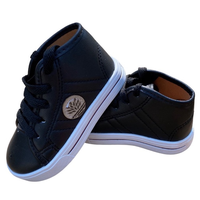 Tênis botinha Infantil menino cano alto antiaderente escolar masculino ...