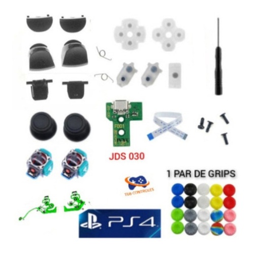 Kit Reparo Controle Ps4 Jds Jdm 030 | Shopee Brasil