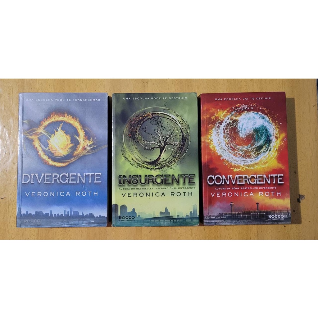 Livros - Saga Divergente - Veronica Roth (+ Marca Página Sortido ...