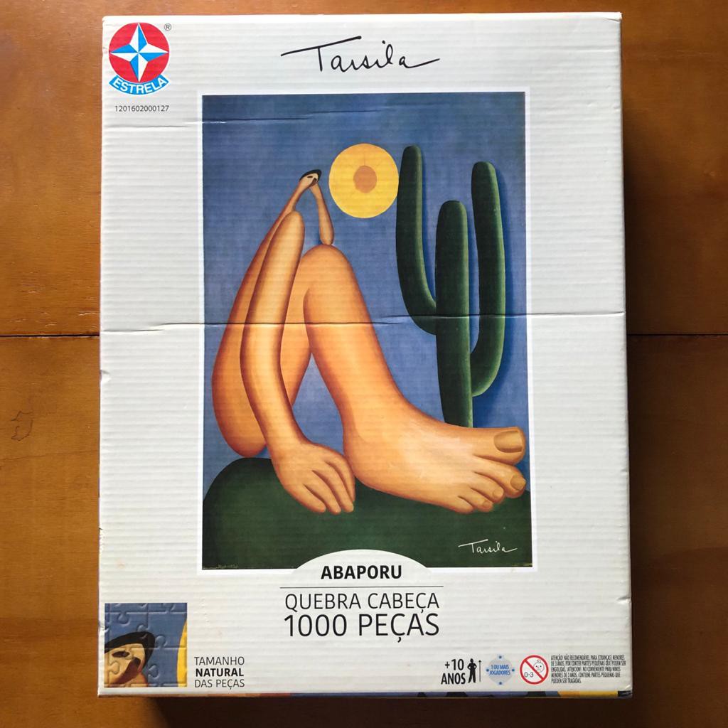 Quebra Cabeça Abaporu (Tarsila Do Amaral) Estrela 1000 Peças | Shopee ...