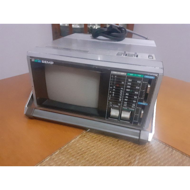 Antiga TV portátil semp tvc6 ( para revisão ou peças) | Shopee Brasil