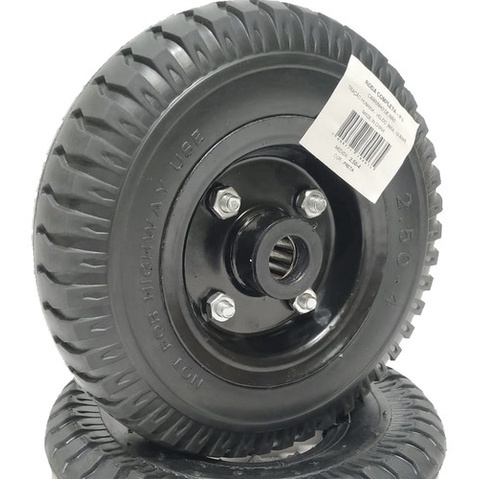 Pneu Completo 2.50x4 Maciço P/ Carrinhos Carga Armazém Aro 4 | Shopee ...