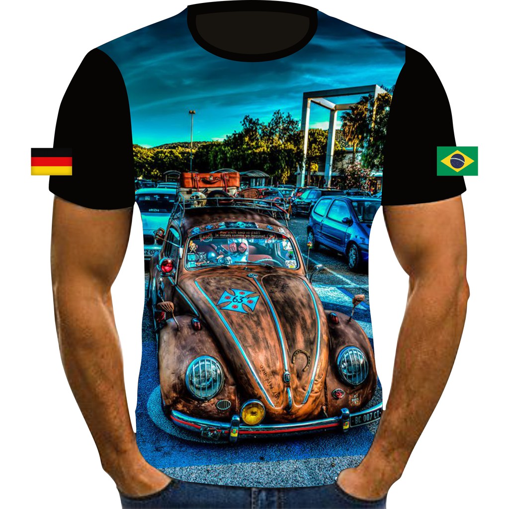 Camiseta Fusca Fusquinha | Shopee Brasil