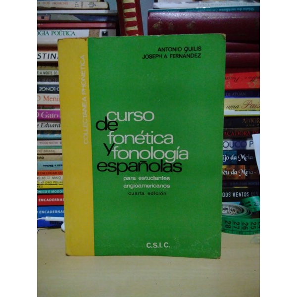 Livro - Curso de Fonética y Fonología Espanolas (Antonio Quilis, Joseph ...