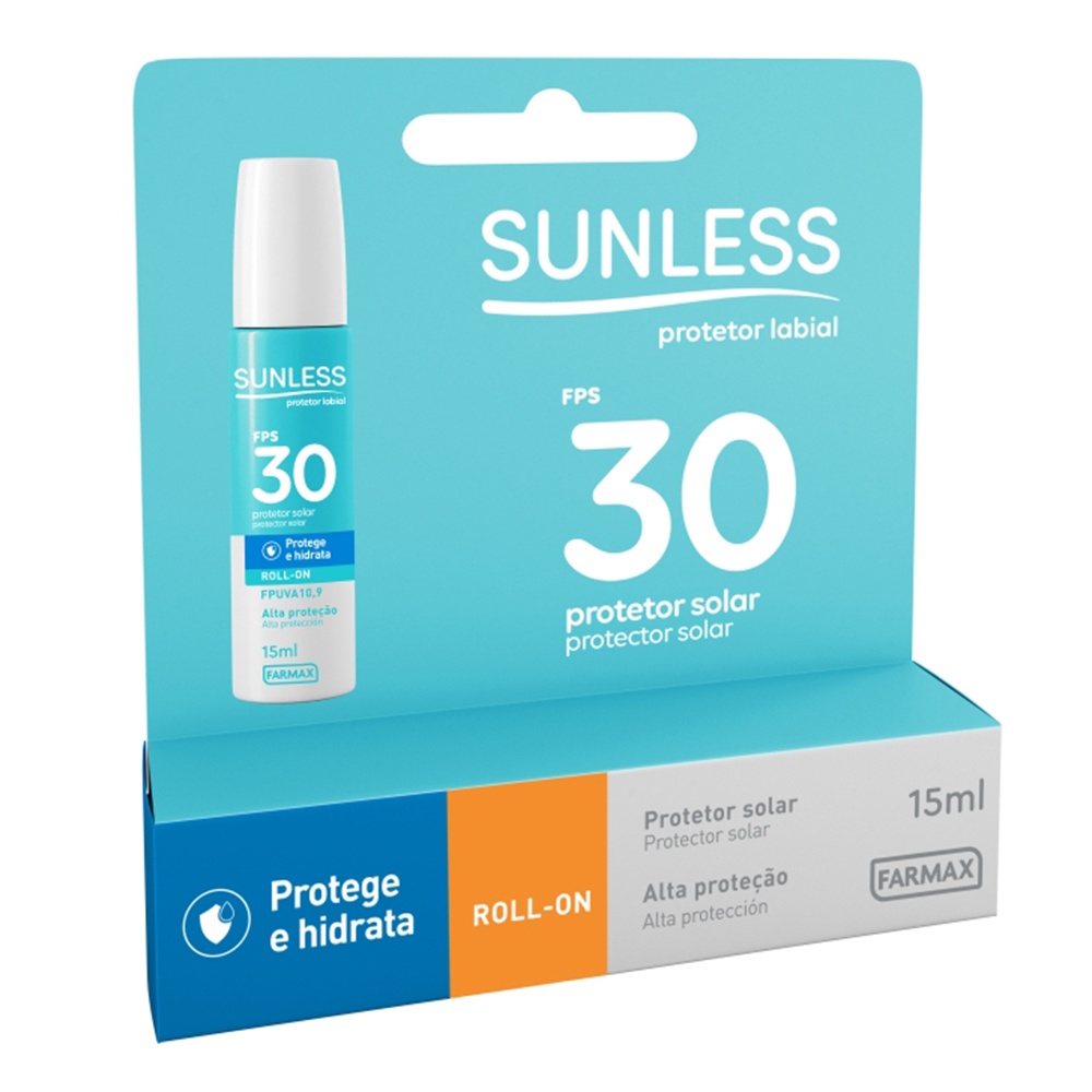 Protetor Solar Labial Fps30 Com 15ml - SUNLESS | Shopee Brasil