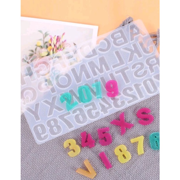 Forma de Silicone Letras do Alfabeto Invertida | Shopee Brasil
