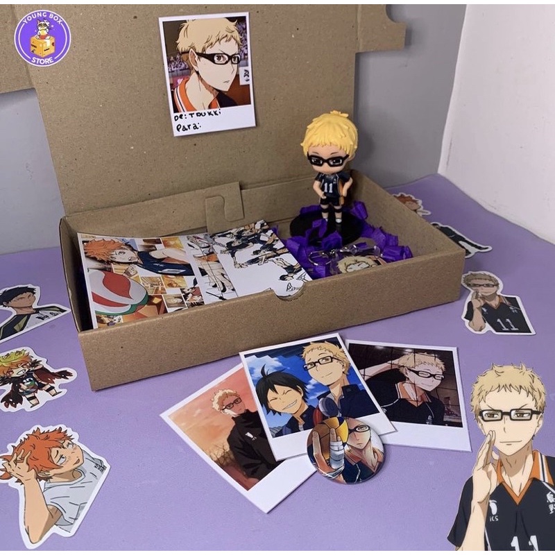 Box Animes - Kei Tsukishima Haikyuu | Shopee Brasil