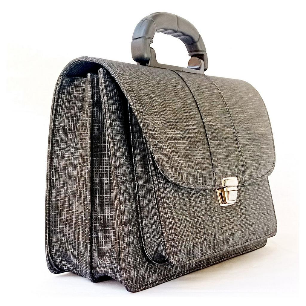 Pasta Bolsa CCB Tripla Detalhes Linho Cinza AP R1975 | Shopee Brasil