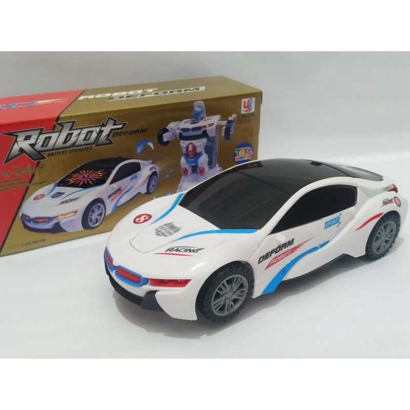 carro vira robô com luz e som bate e volta | Shopee Brasil
