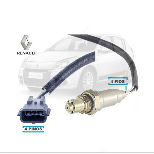 Sonda Lambda Sandero 1.6 8/16v 2007/.. Flex 8200650085 | Shopee Brasil