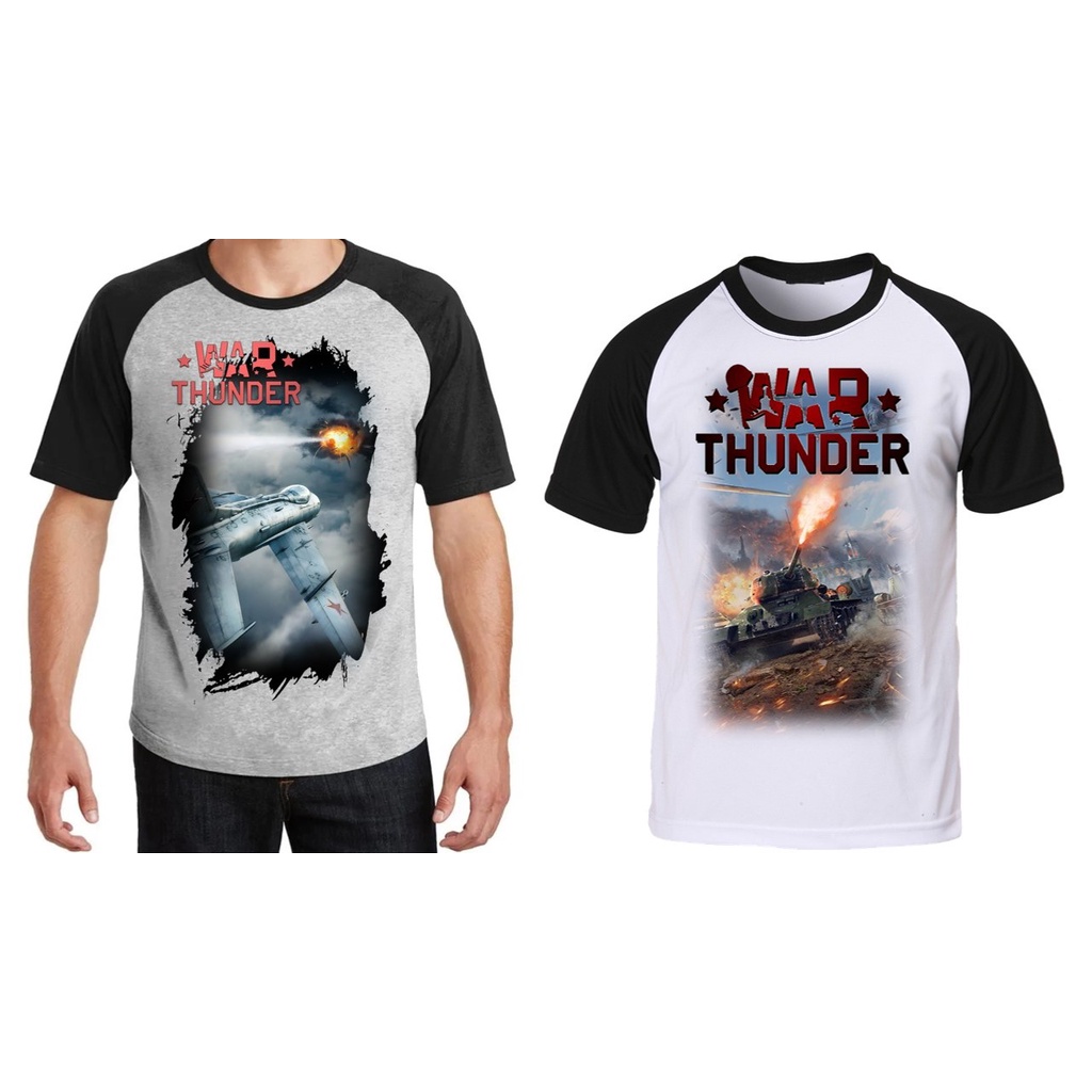 Camisa Camiseta War Thunder Envio imediato | Shopee Brasil