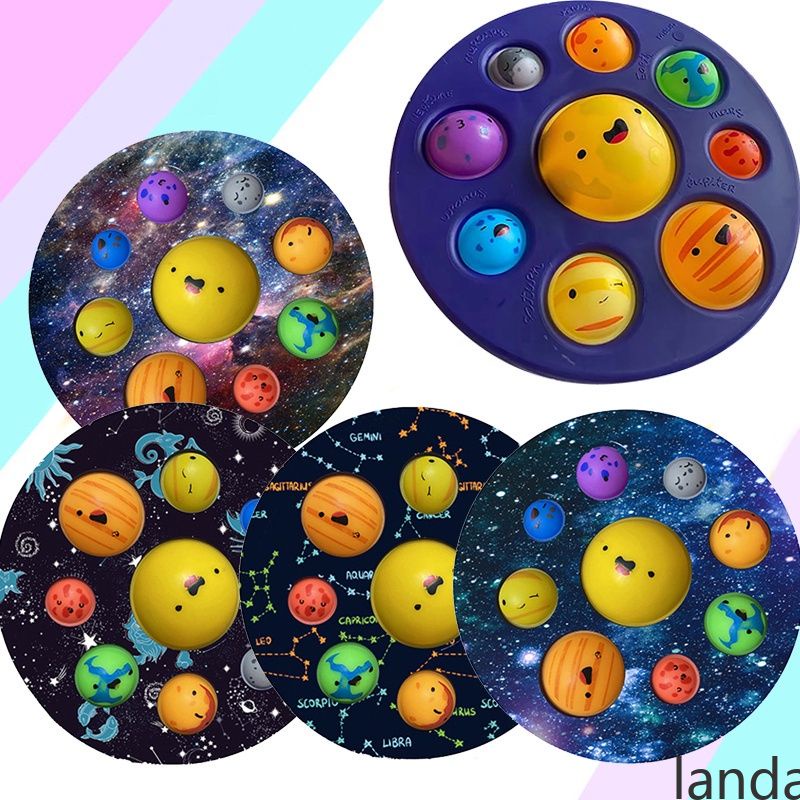 Modelos Disko De Oito Planetas Do Sistema Solar Pop it Fidget Toys ...